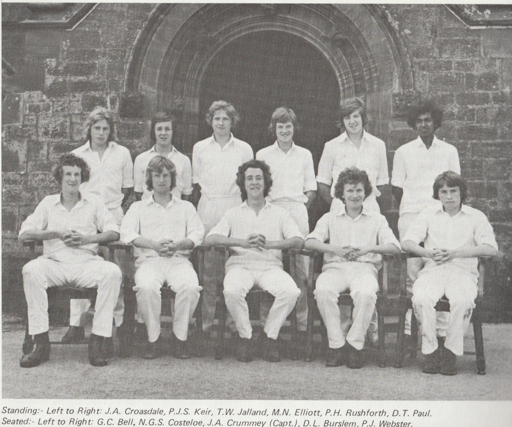Pic 1974 Cricket 1st XI Photo